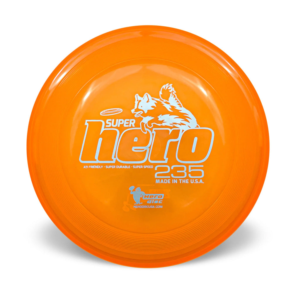 Super Hero 235 Frisbee for pet racing
